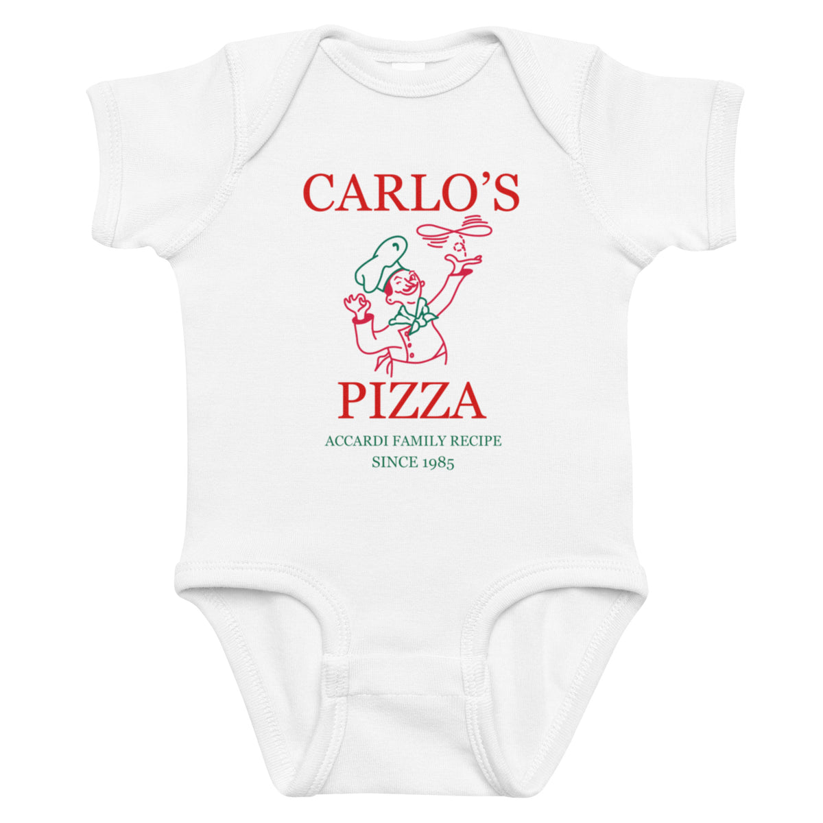 My Little Pizza Baker Onesie – Carlo's Pizza